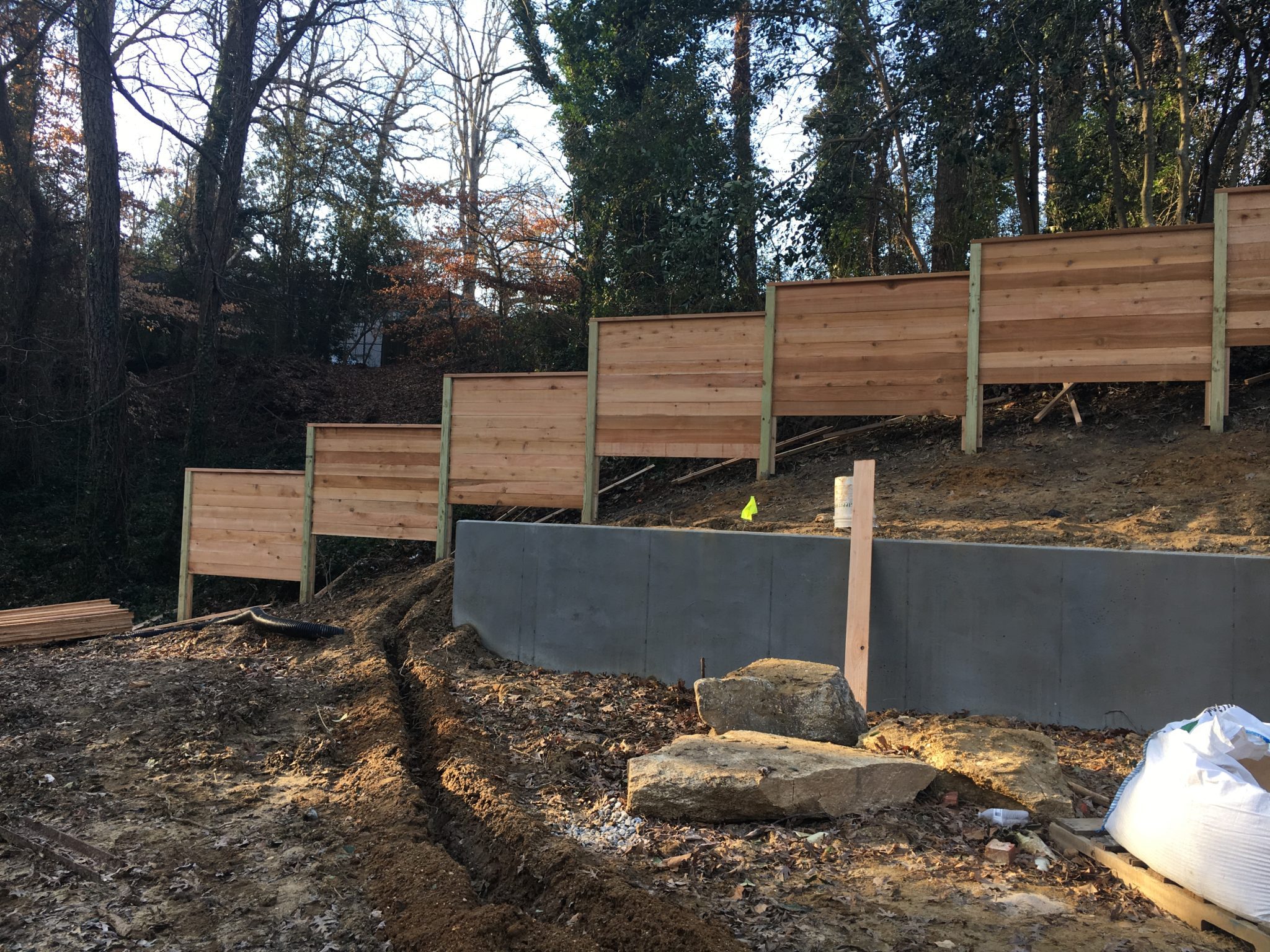 Building a Fence on Uneven Ground - Chamblee Fence Company